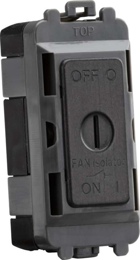 Knightsbridge GDM021SB 10A Fan Isolator Key Switch Module - Smoked ...