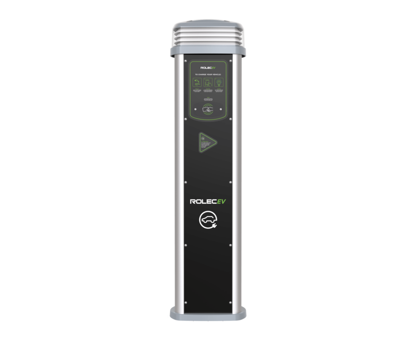 Rolec ROLEC0425B Quantum Smart EV Charging Pedestal - 4x up to 7.4kW ...