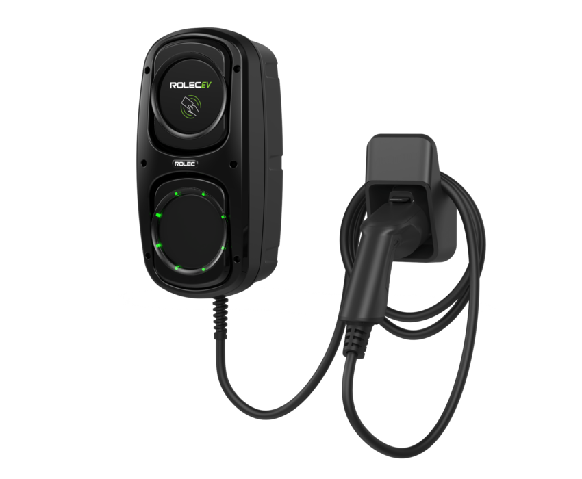 Rolec ROLEC4140B WallPod Smart EV Charger - up to 7.4kW Type 2 5m ...
